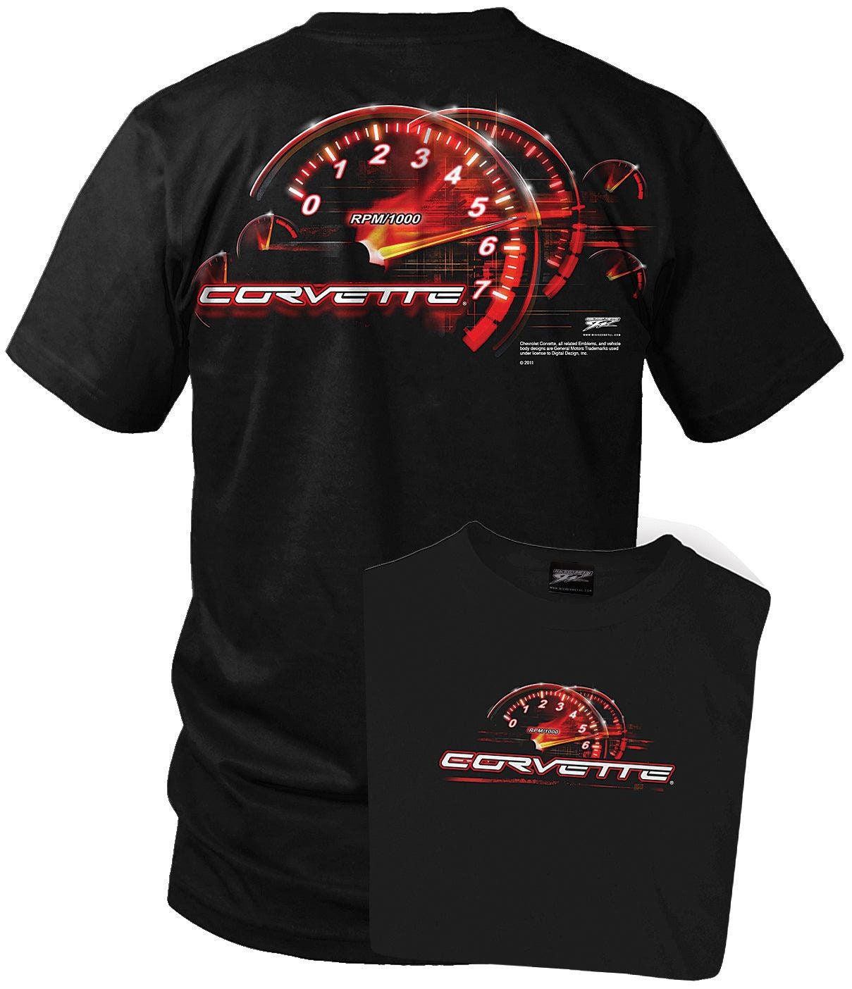 Corvette C5 Shirt Redline Tach Speedo - Etsy