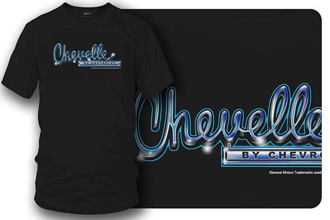 Chevrolet Chevelle Logo T-shirt - Black - Etsy