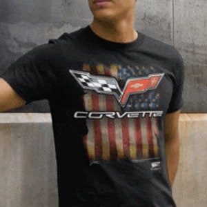 Corvette C6 Logo - American Flag C6 Logo Shirt - Etsy
