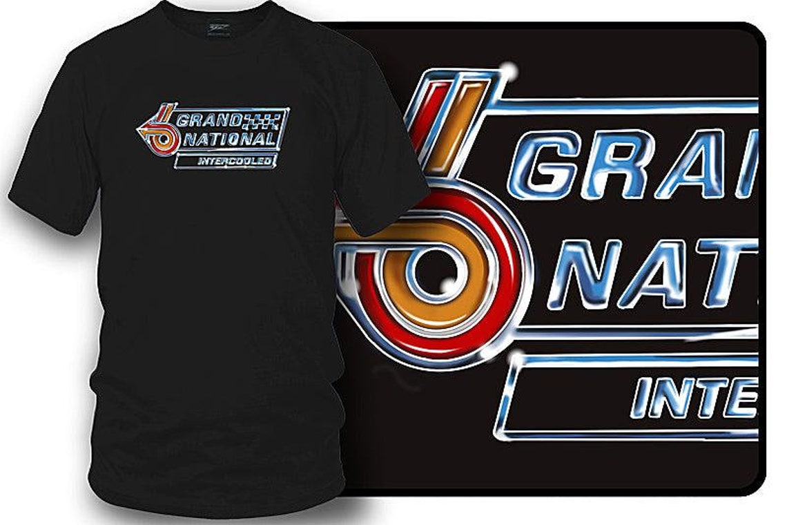 Buick Grand National Emblem Logo Shirt - Muscle Car T-shirt - 1987 ...