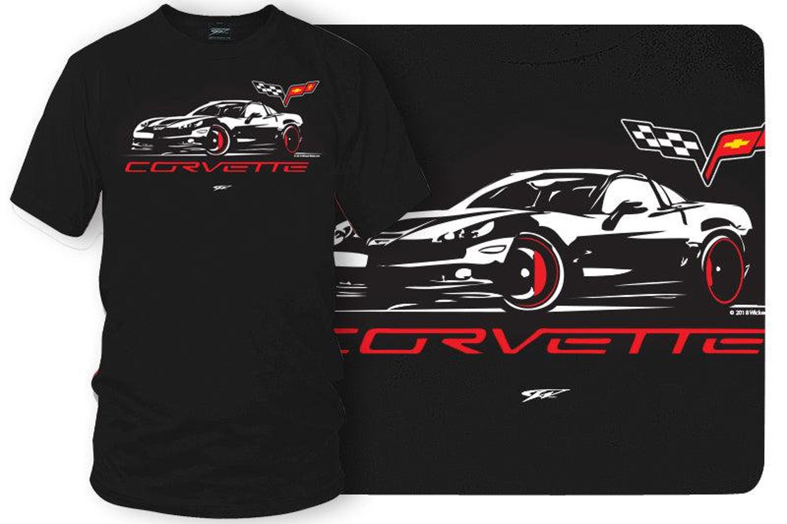 Corvette C6 Stylized - Corvette C6 Stylized Logo Shirt - Etsy