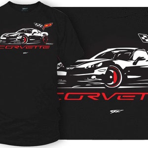 Corvette C6 Stylized - Corvette C6 Stylized Logo Shirt - Etsy