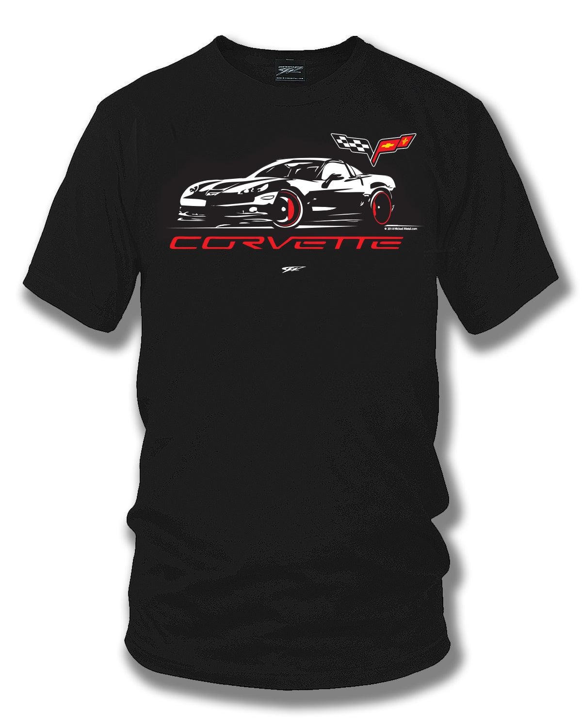 Corvette C6 Stylized - Corvette C6 Stylized Logo Shirt - Etsy