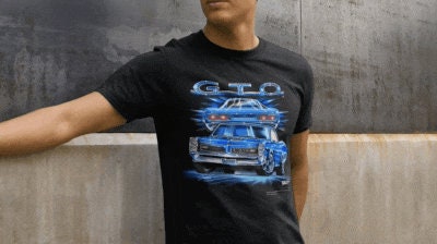 Pontiac GTO Shirt - Muscle Car T-shirt - 1966 GTO - Etsy