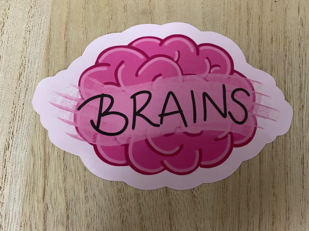 Brains Sticker - Etsy