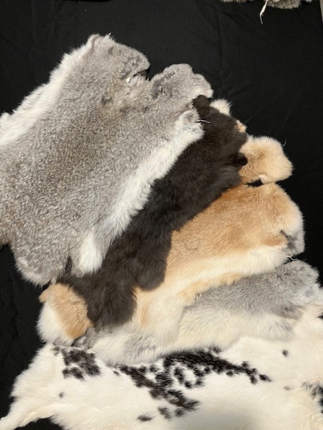Rabbit Furs BULK Pack of 5/second Choice Furs - Etsy