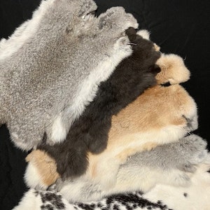Rabbit Furs BULK Pack of 5/second Choice Furs - Etsy