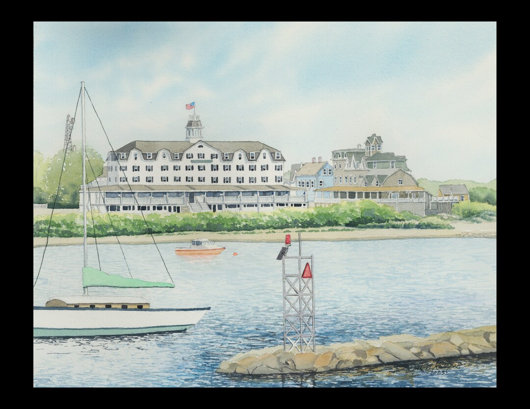 Block Island Harbor - Etsy