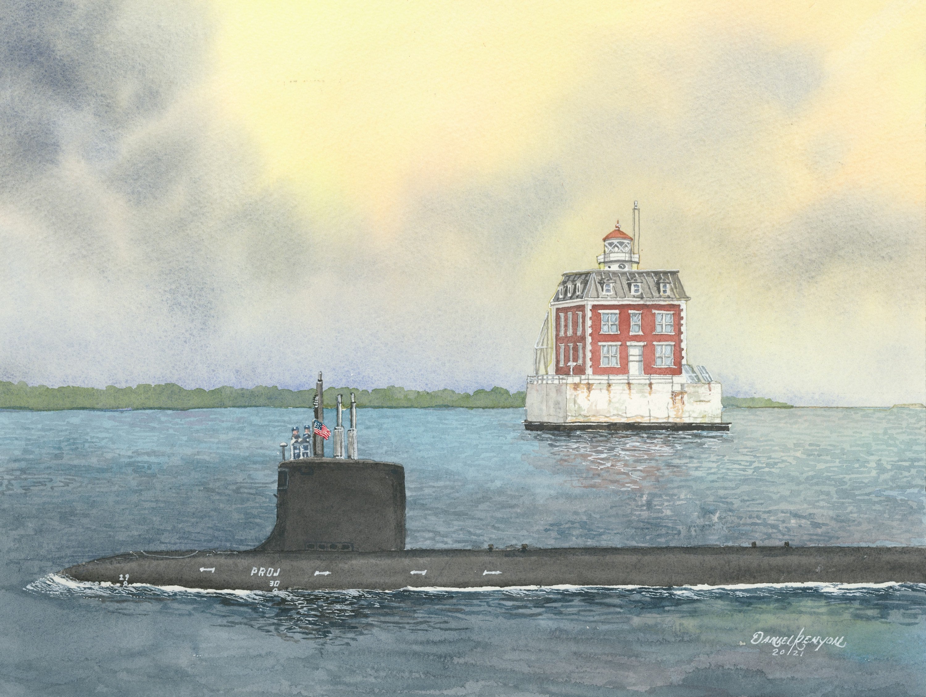 Passing the Ledge Light - Etsy