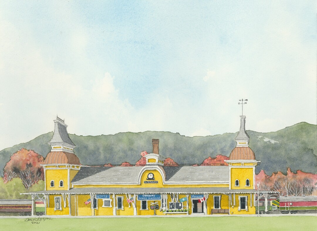 North Conway Train Station - Etsy