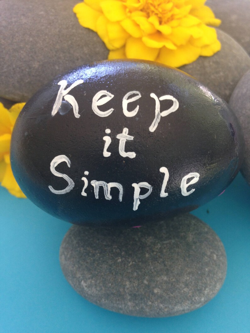 Message: Keep It Simple. - Etsy