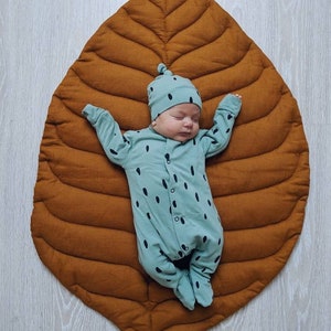 Leaf Play Mat From Natural Linen, Various Colours Available | the Best ...