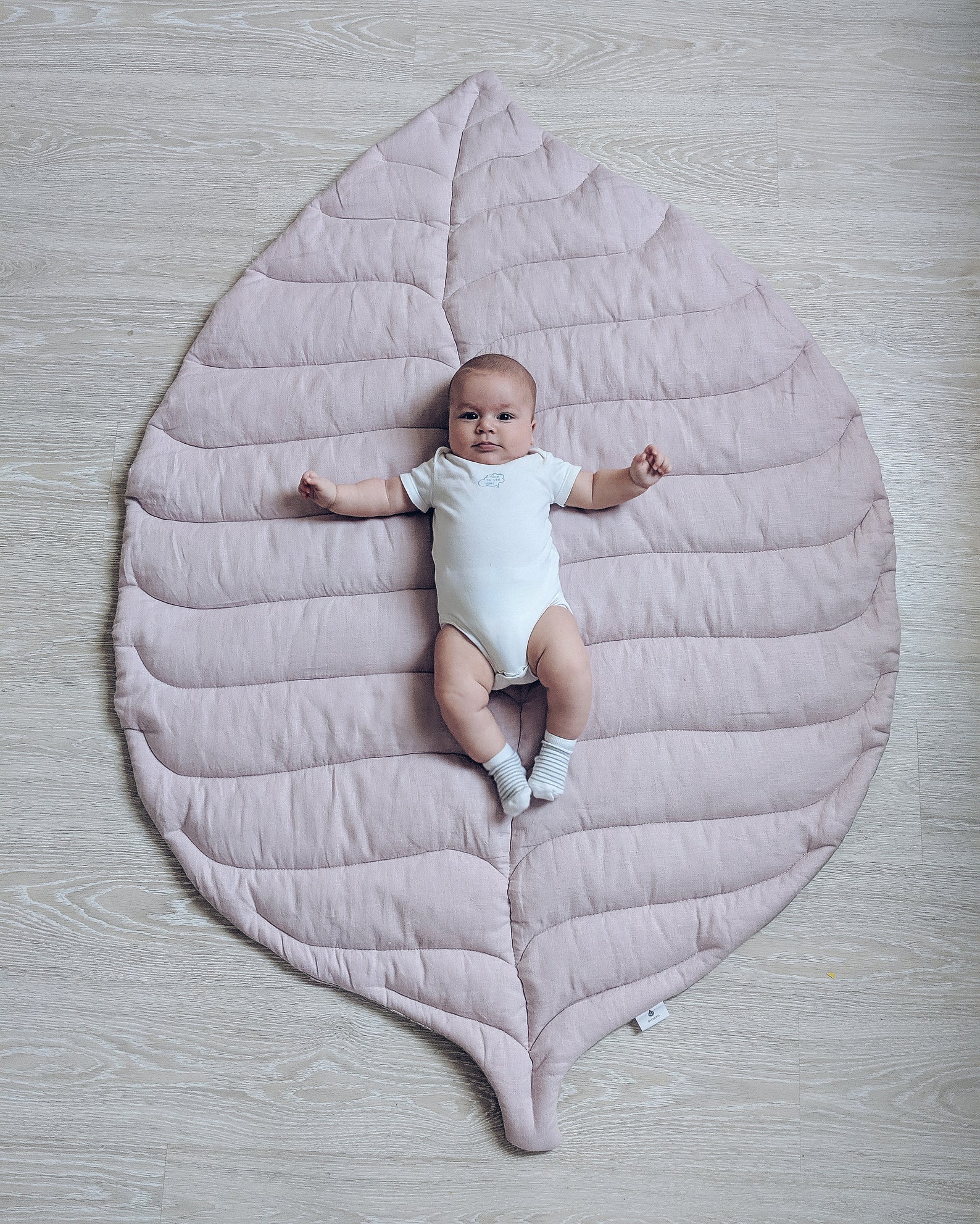 Large Leaf Play Mat From Natural Linen Various Colours - Etsy Australia