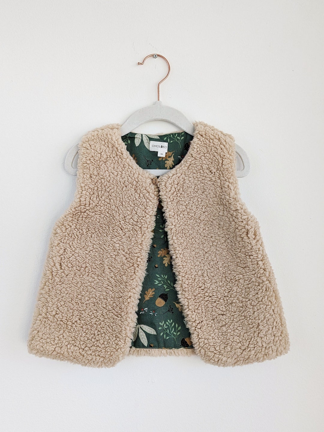 Baby Faux Fur Teddy Vest: Stylish Kid's Warm Layer - Etsy