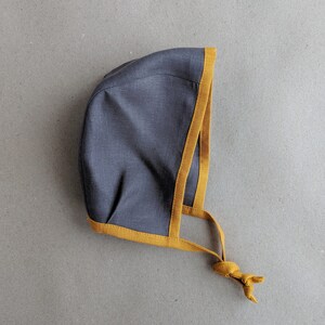 Light Linen Bonnet for Boy or Girl | Baby Unisex Summer Sunbonnet | 16 ...