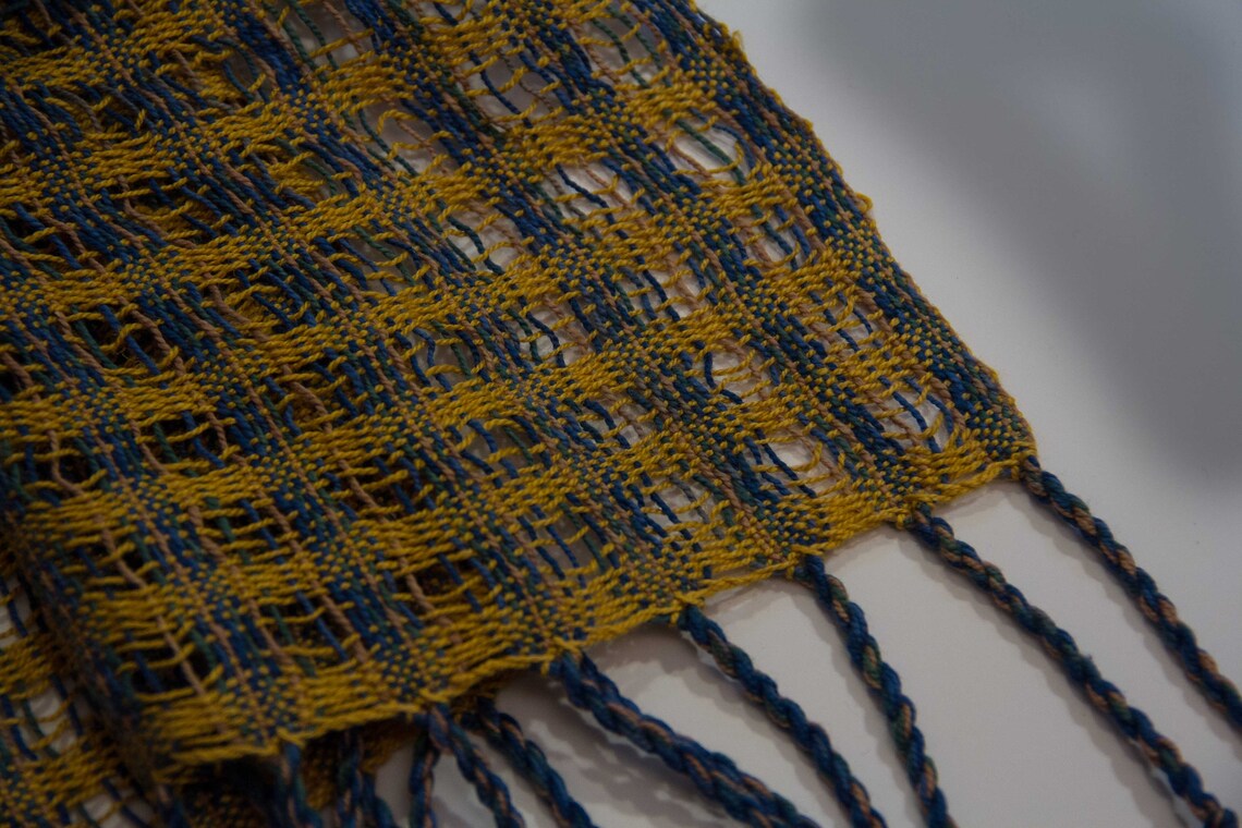 Handwoven Open Weave Scarf - Etsy