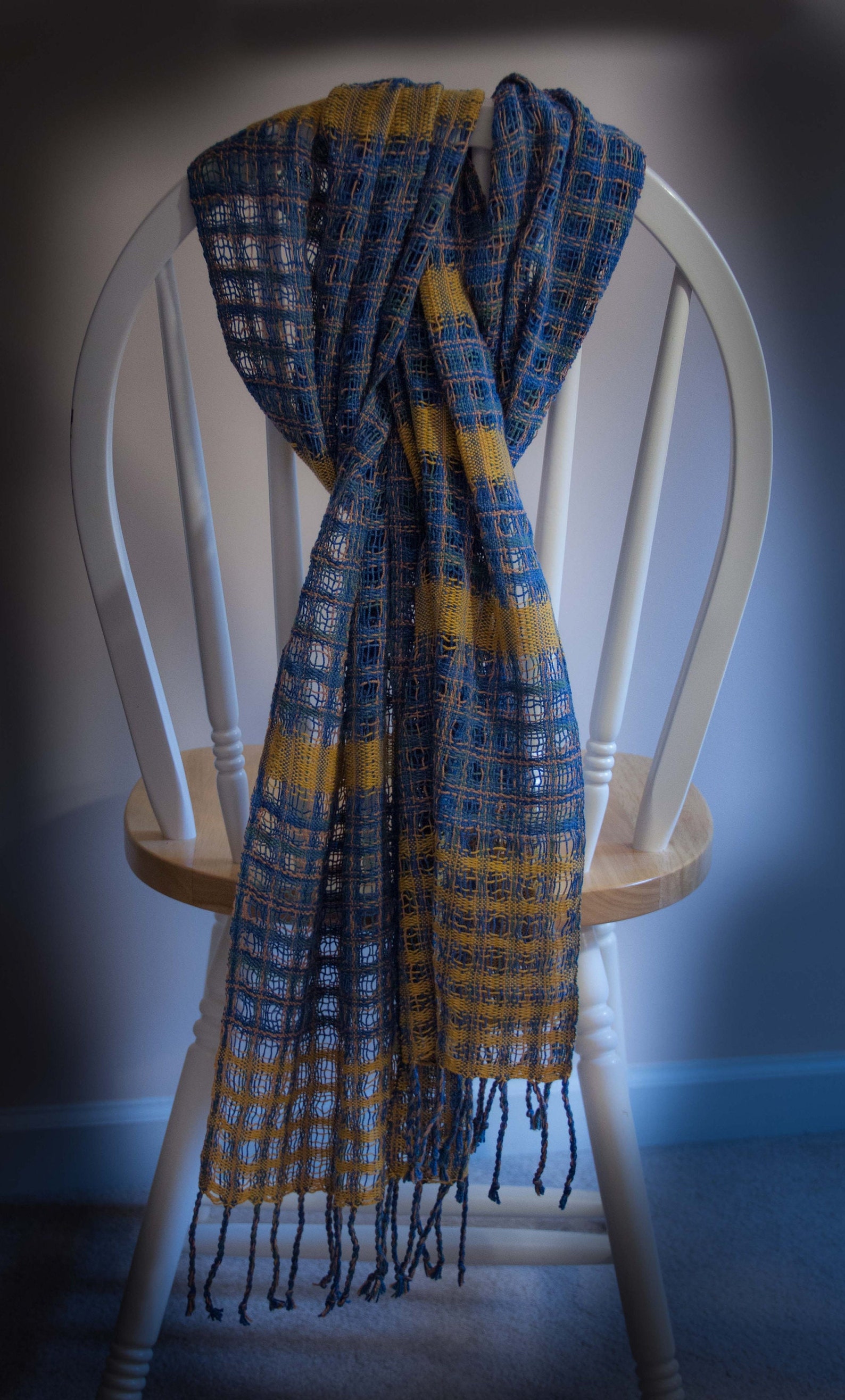 Handwoven Open Weave Scarf - Etsy