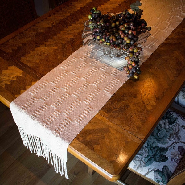 Peach Table Runner - Etsy
