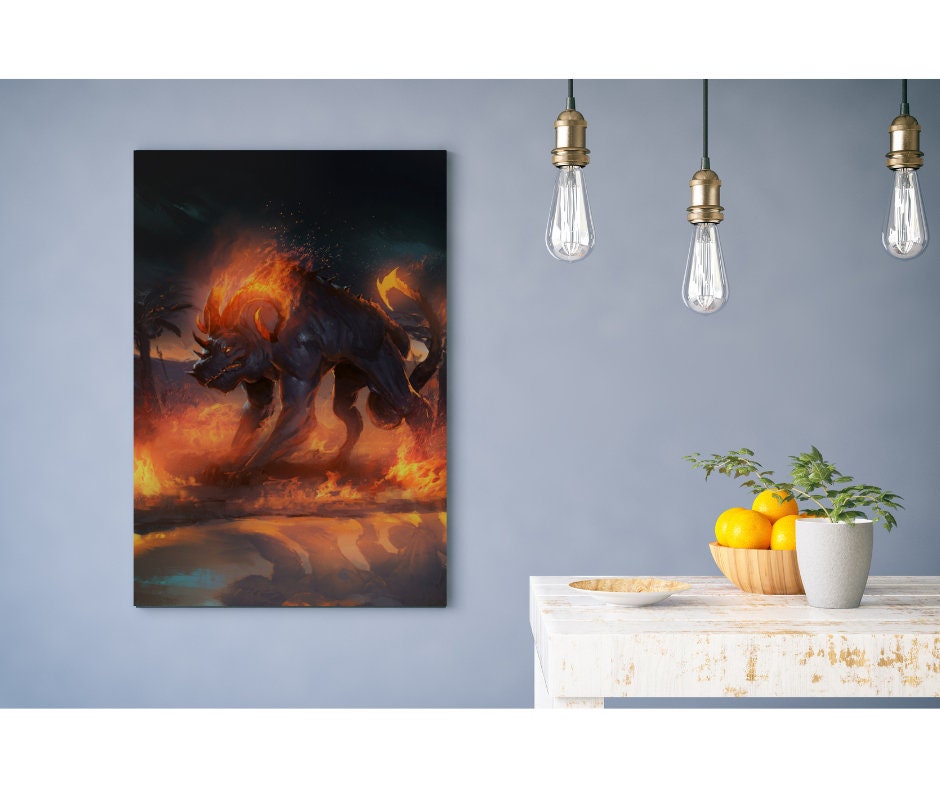 Fantasy Creature Art Print Mythological Creature Art Print - Etsy Nederland