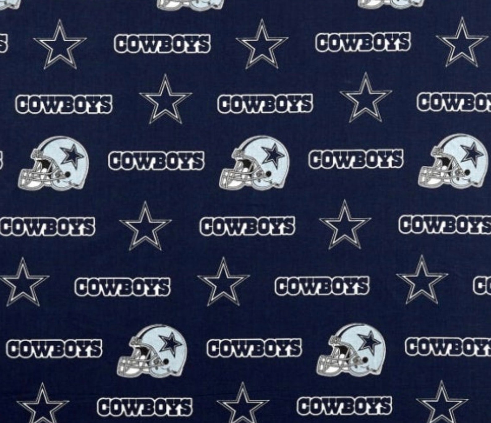Dallas Cowboys Fabric - Etsy