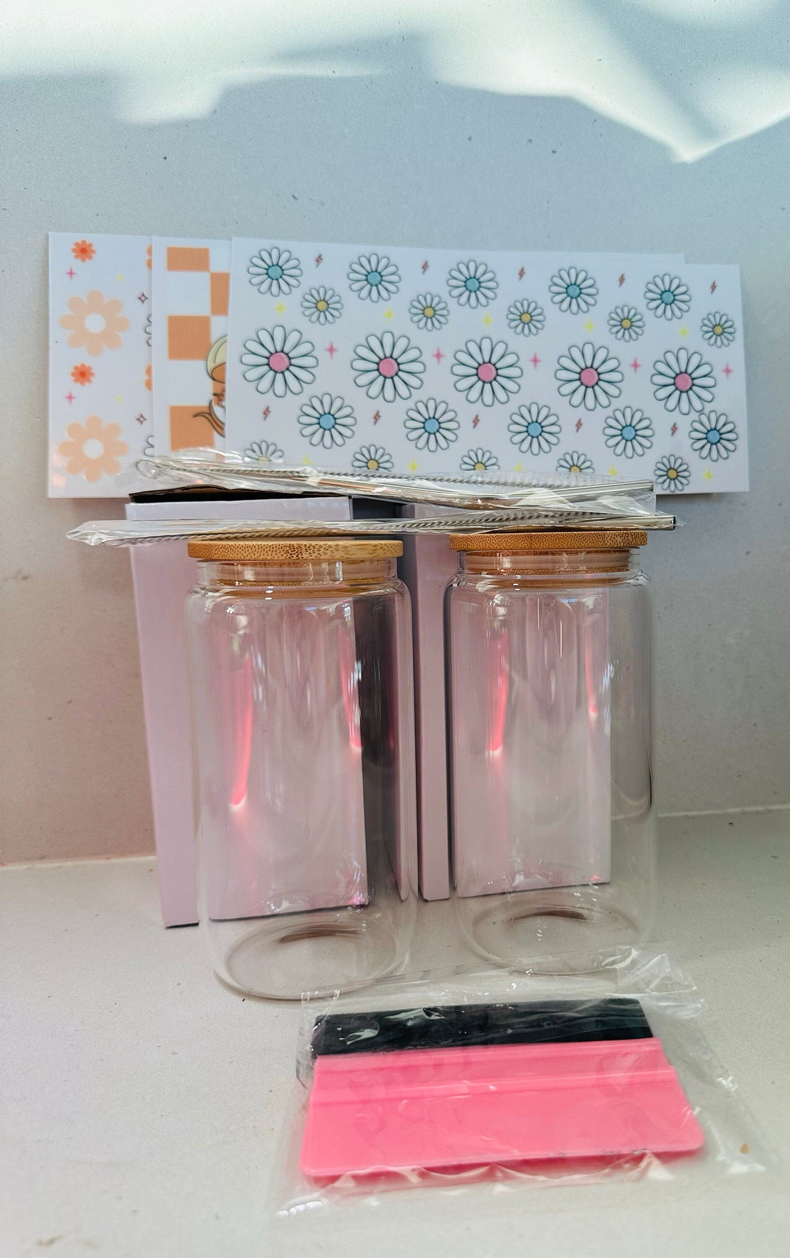 Ultimate Cup Making Starter Kit Comes With 2 16oz Glass Cups 3 MYSTERY ...