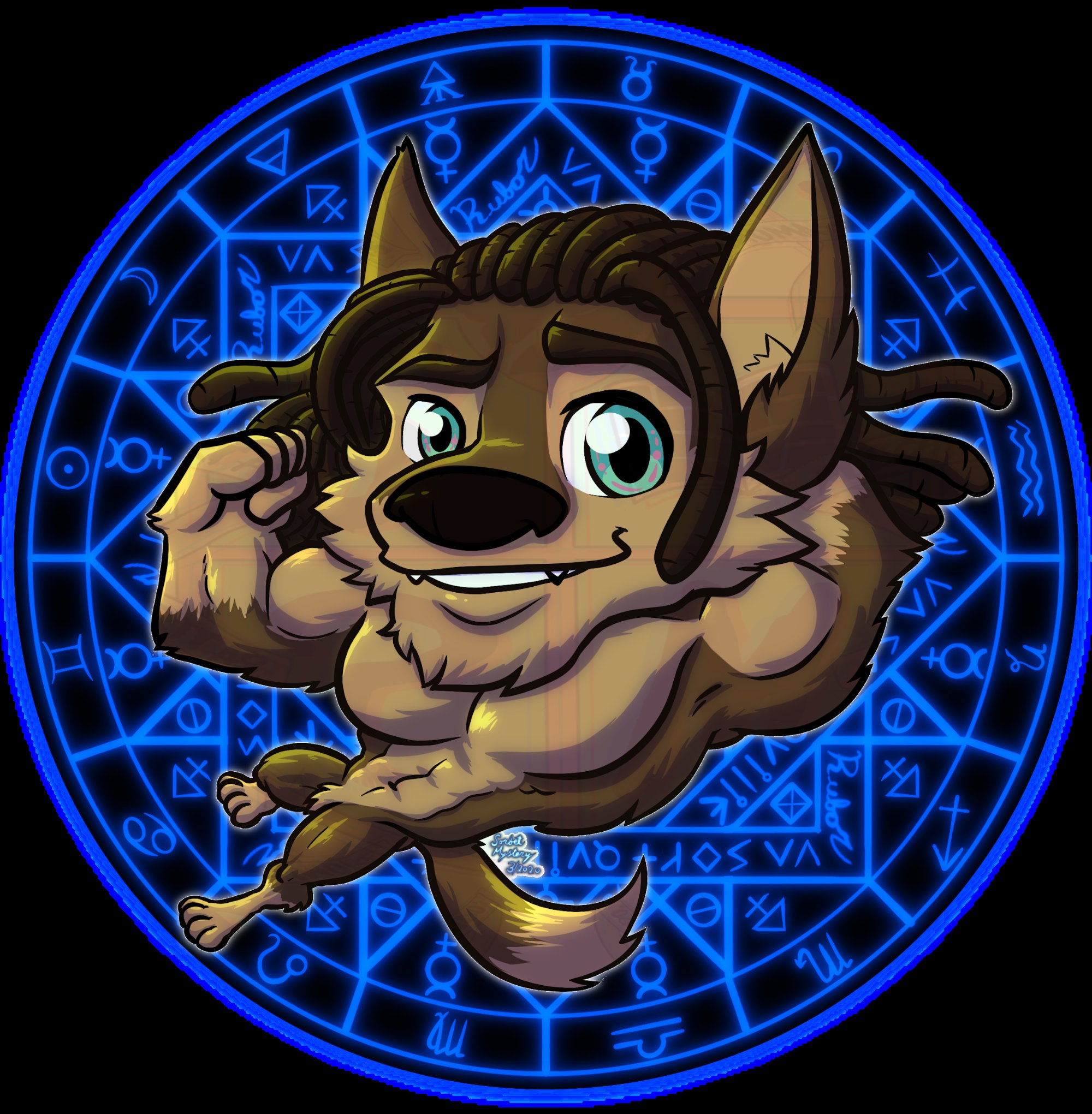 The Werewolf Prince Magic Circle Stickers - Etsy