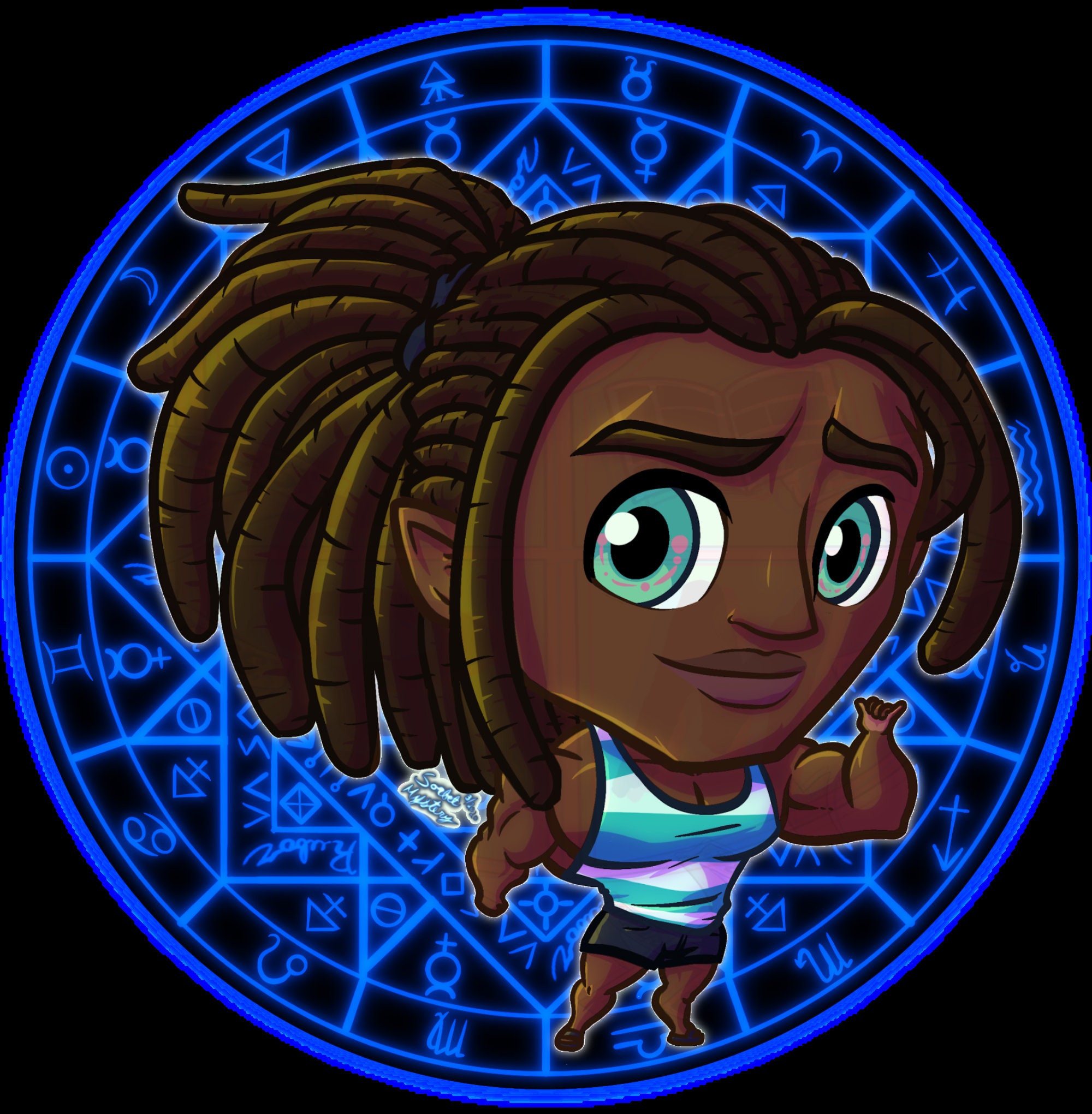 The Werewolf Prince Magic Circle Stickers - Etsy