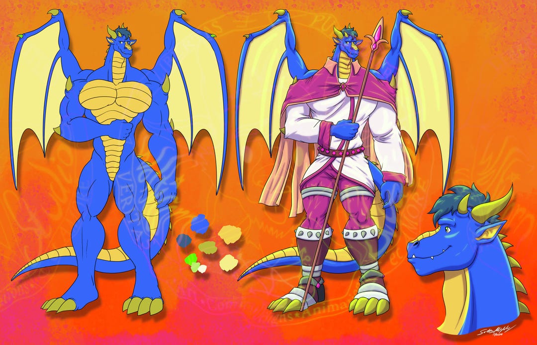 Dragon Mage Adoptable - Etsy
