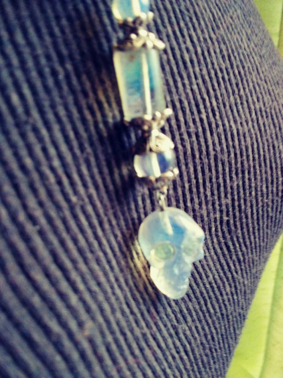 Grateful Opalite Hand-carved Man-made Opal Skull With Light - Etsy