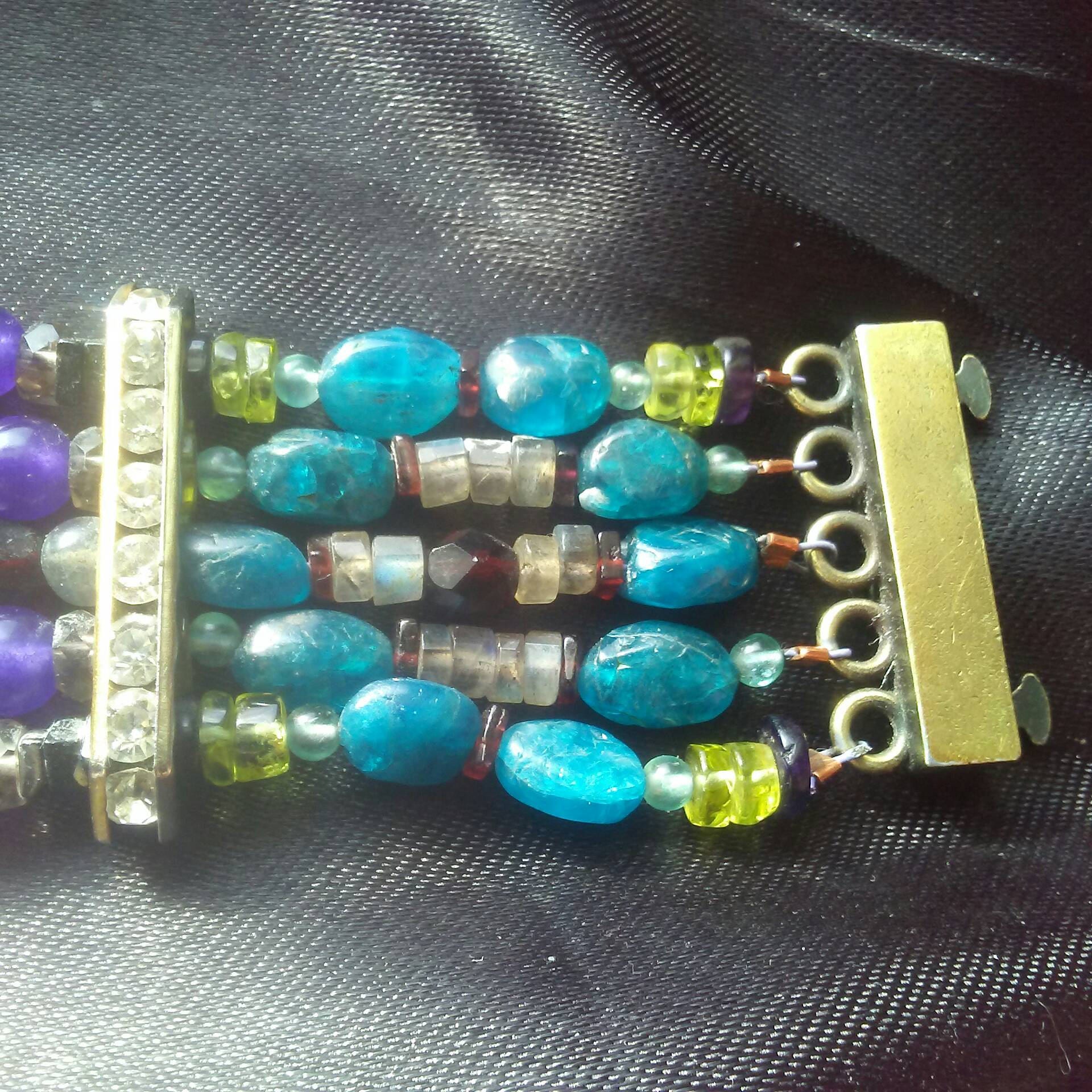 Southwestern Style Super Sugi Multi-Strand Beaded | Etsy