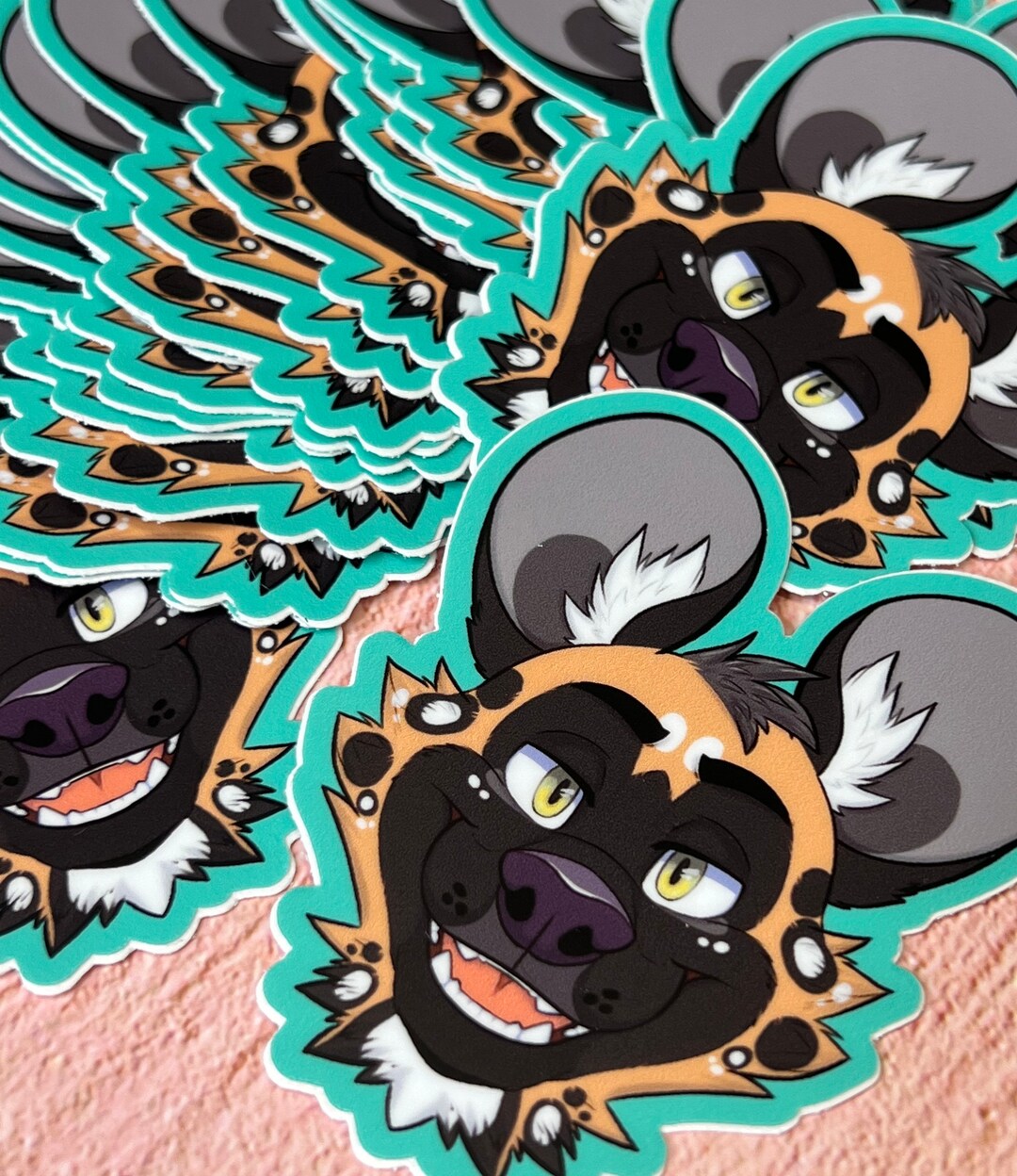 Wild Dog Vinyl Sticker - Etsy