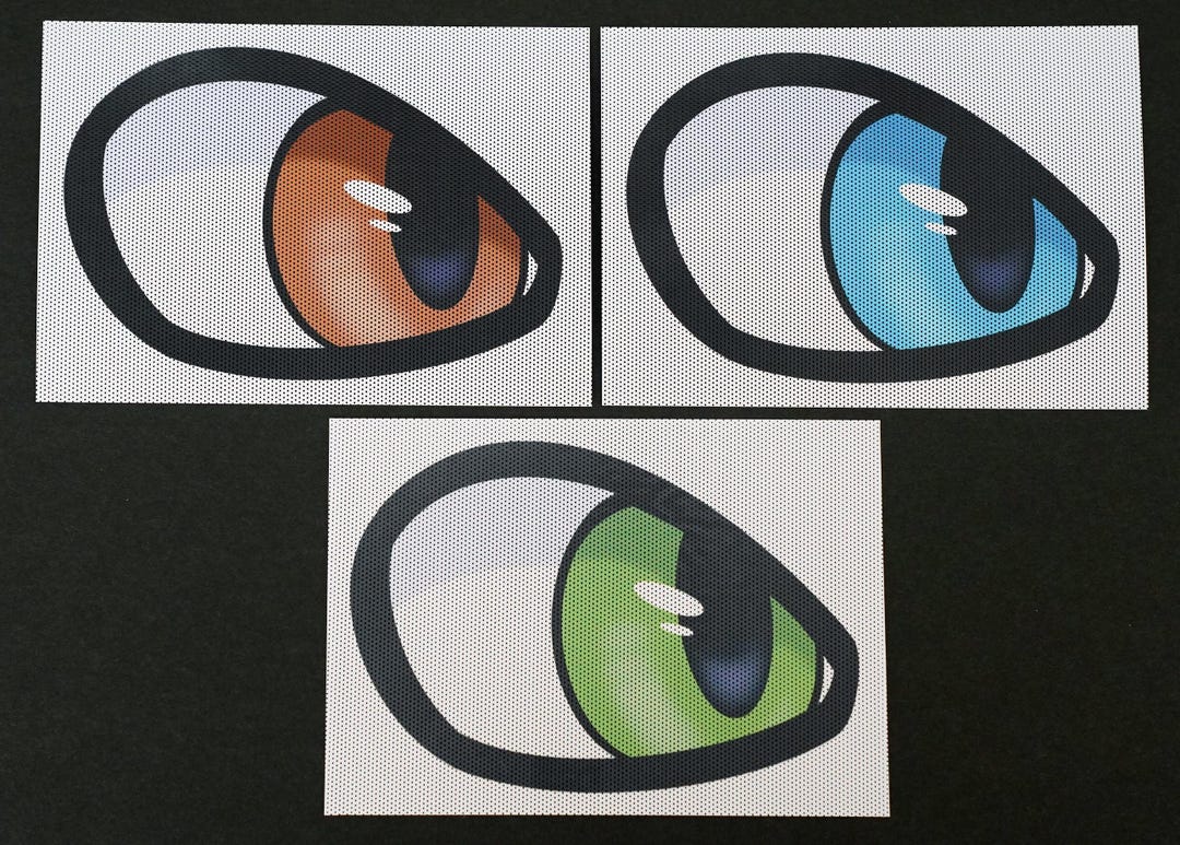 Eye Mesh for 3D Printed Grumpy Hyena - Etsy