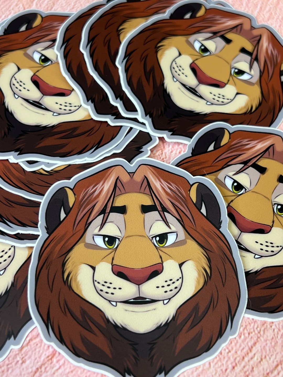 Lion Vinyl Sticker - Etsy