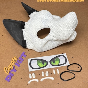 3D Printed Coyote Kit DIY Fursuit Head by Mixedcandy - Etsy