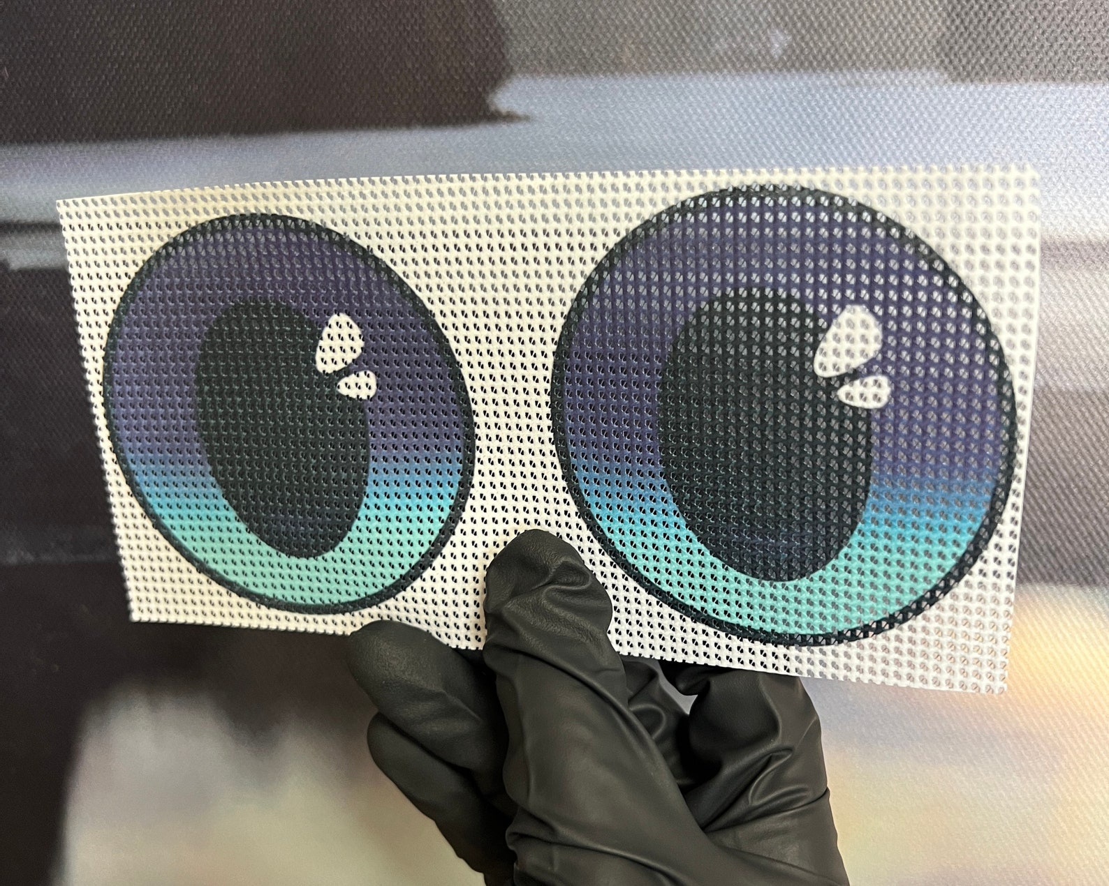 LARGE Waterproof Vinyl Fursuit Eye Mesh Oval Pupils - Etsy