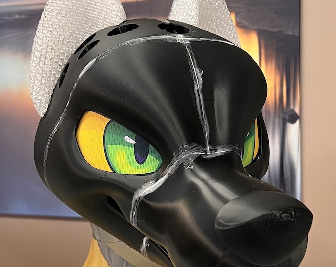 3D Printed Wolf Kit DIY Fursuit Head by Mixedcandy - Etsy