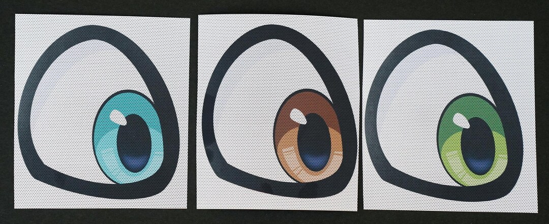Eye Mesh for 3D Printed Fox - Etsy