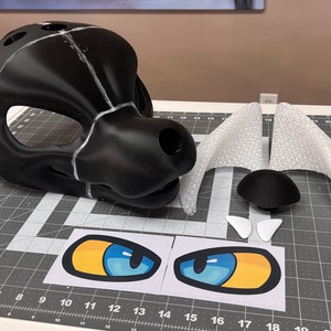 3D Printed Wolf Kit DIY Fursuit Head by Mixedcandy - Etsy