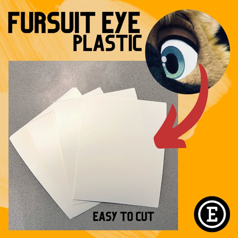 White Eye Plastic Fursuit - Etsy