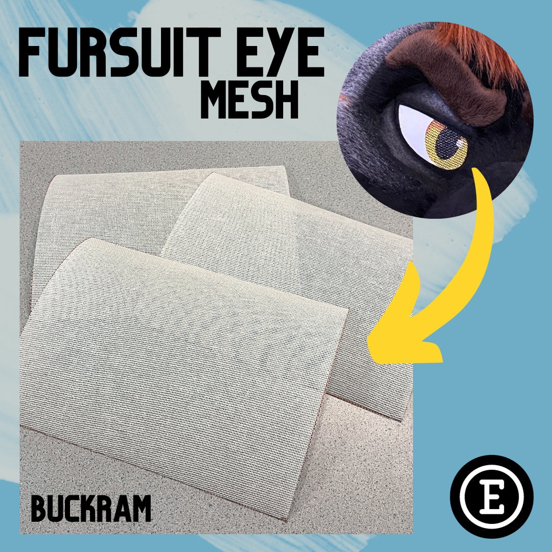 Fursuit Eye Buckram Mesh - Easy to Paint - Etsy