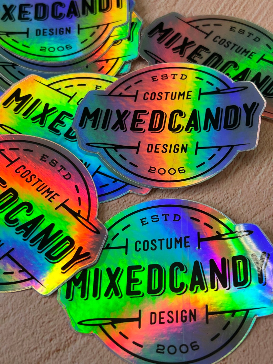 Mixedcandy Logo Vinyl Sticker Holographic - Etsy