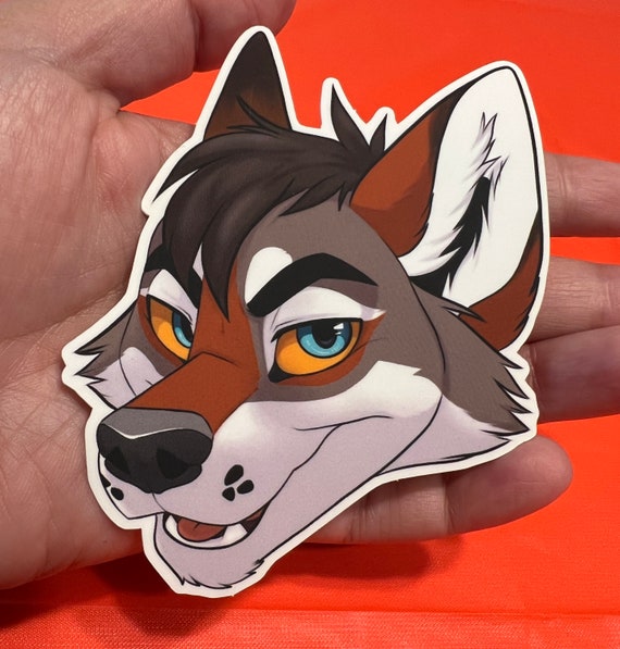 Coyote Vinyl Sticker - Etsy