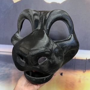 3D Printed Happy Feline DIY Fursuit Head by Mixedcandy - Etsy