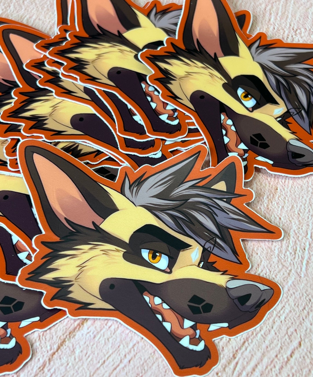 German Shepherd Vinyl Sticker - Etsy