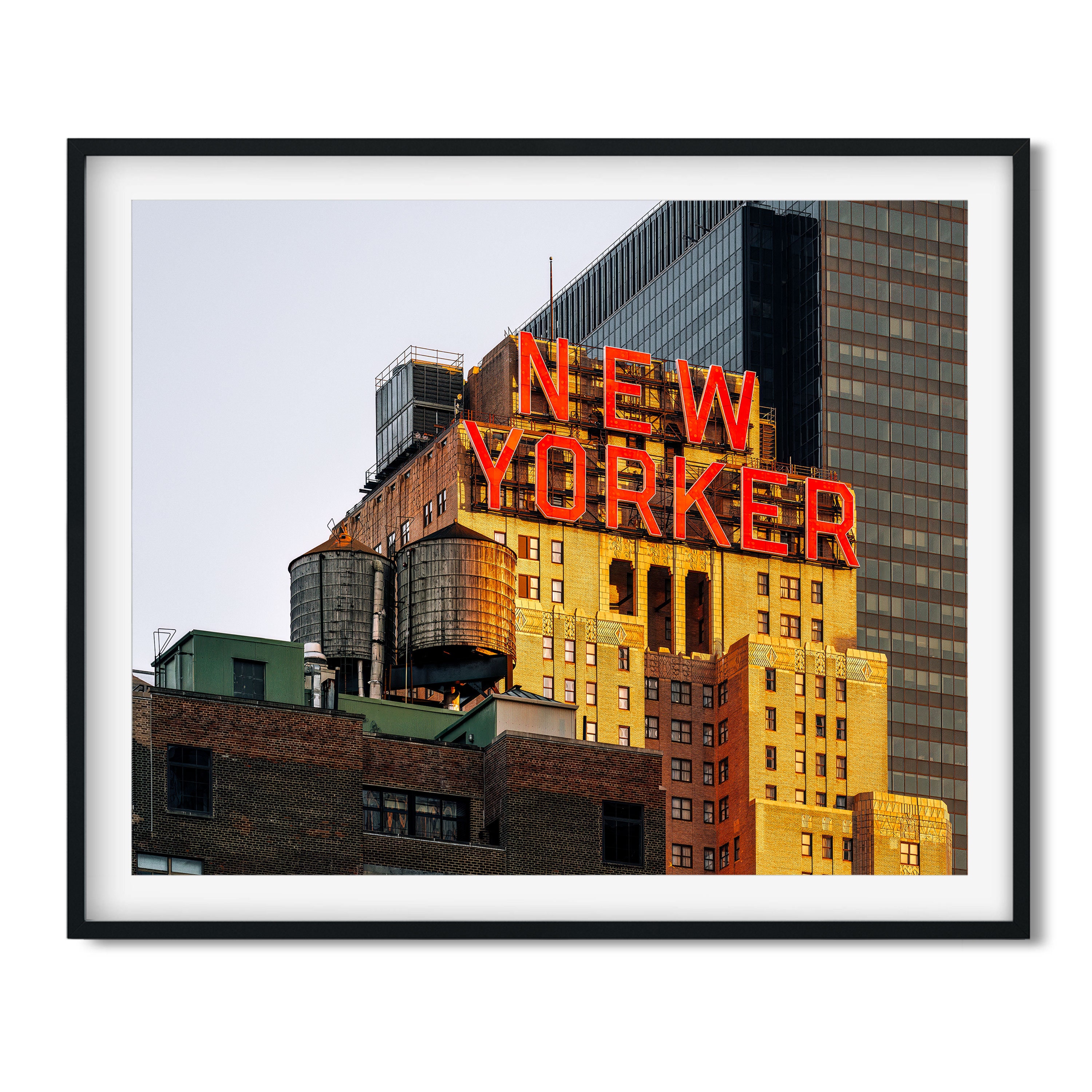 Water Tower With New Yorker Sign 2023 New York City Photography Color ...