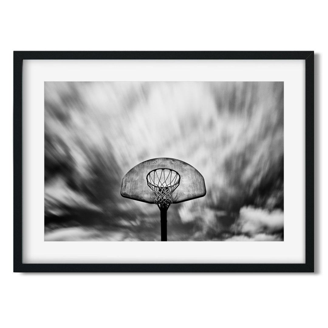 Vintage Basketball Hoop, Queens 2016 - New York Architecture Black and ...