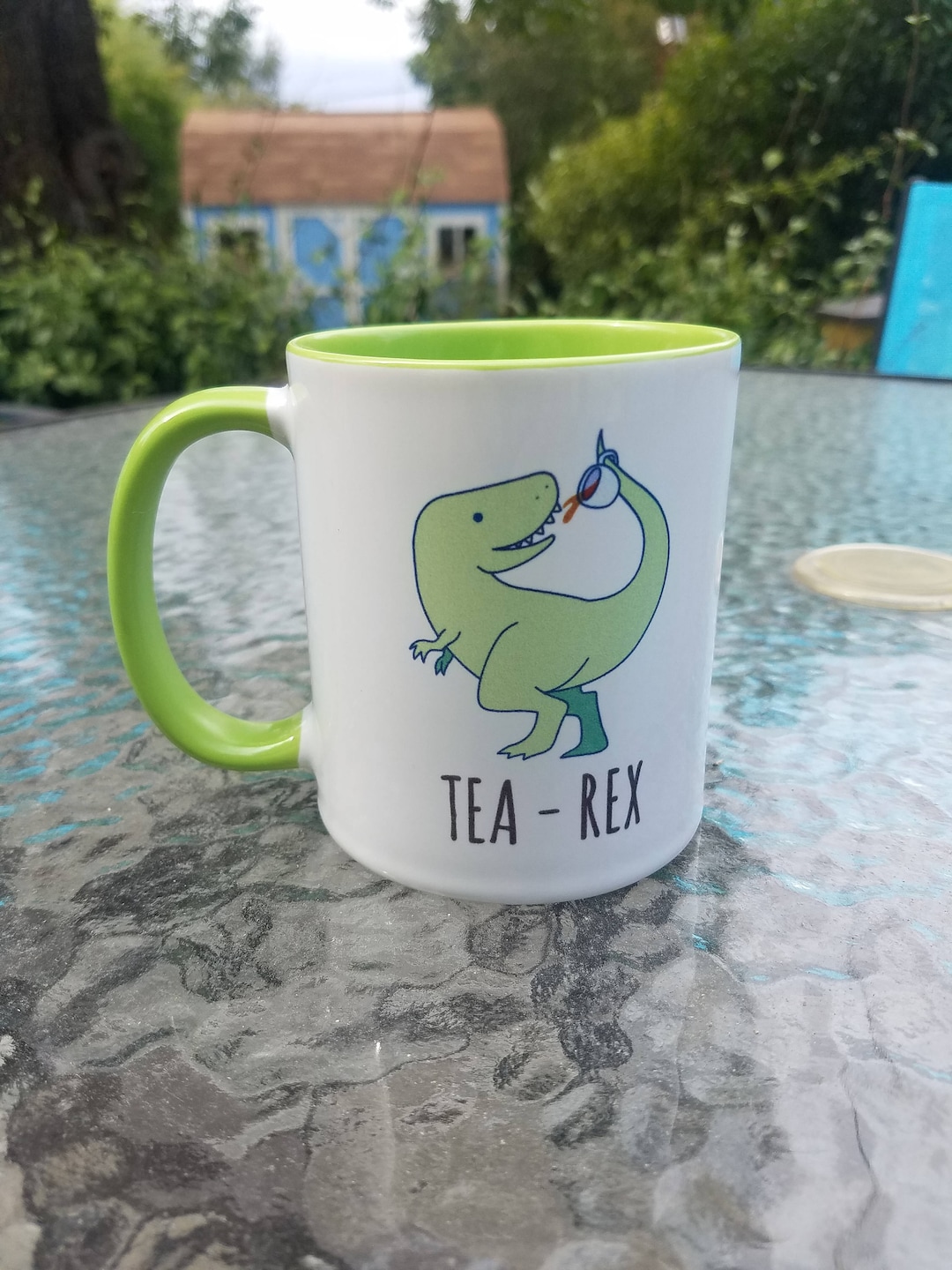Tea Rex Mug - FREE SHIPPING - T-rex Coffee Mug - Tea Mug - Birthday Gifts - Holiday Gifts - Hand ...