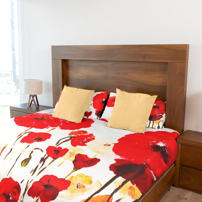 Red Duvet Cover - Etsy