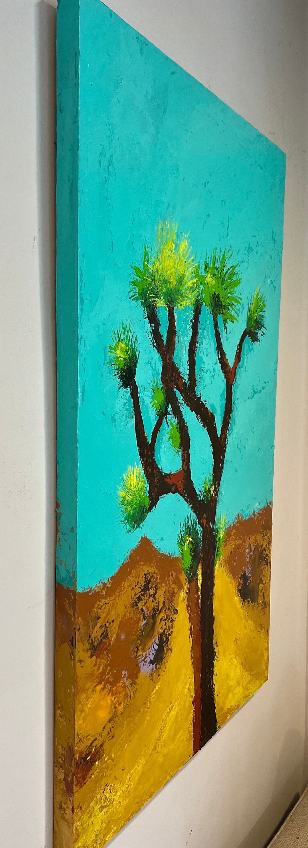 Colorful Boho Joshua Tree Original Art Large Abstract Acrylic on Canvas ...