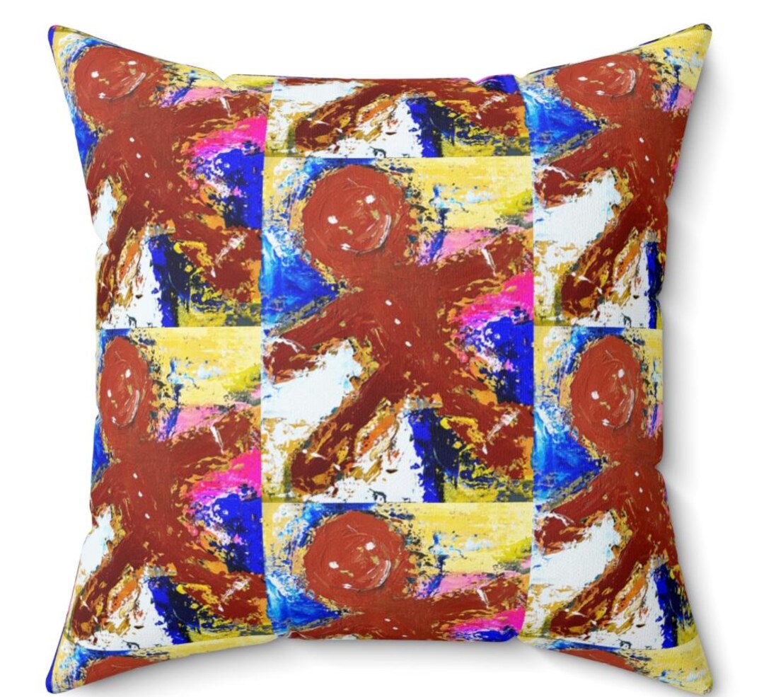Christmas Gingerbread Man Faux Suede Square Pillow, so Fun Designed ...